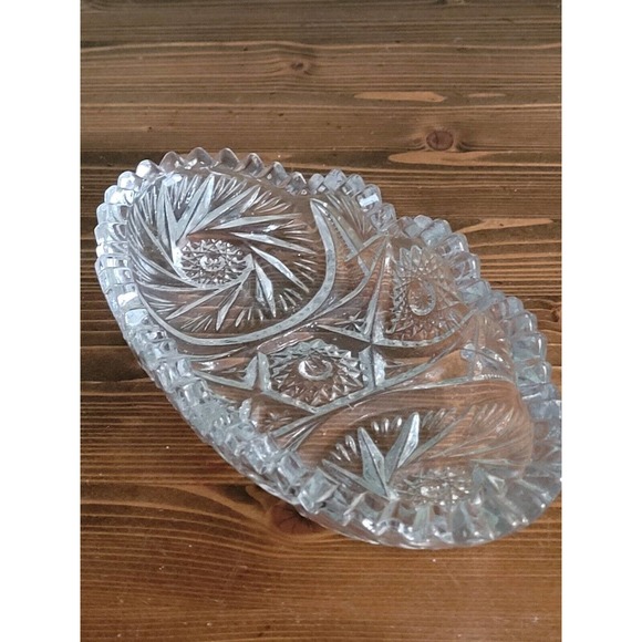 Imperial Glass | Dining | Antique Imperial Glass Oval Relish Dish ...